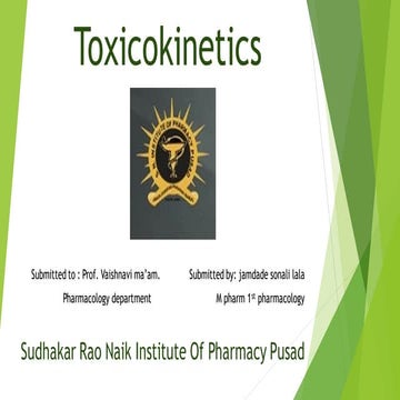 Toxicokinetics studies.. (toxicokinetics evaluation in preclinical ...