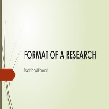 Format of research research titlessspptx | PPT