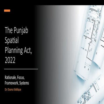 Research paper for preparation of planning act | PPTX