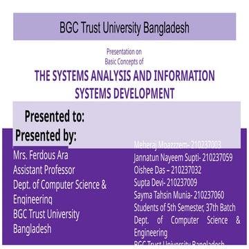 Presentation. System architecture design | PPTX