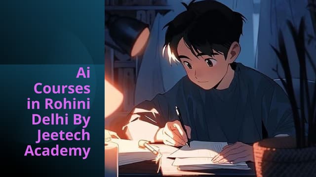 Ai Courses In Rohini Delhi By Jeetech Academy Ppt