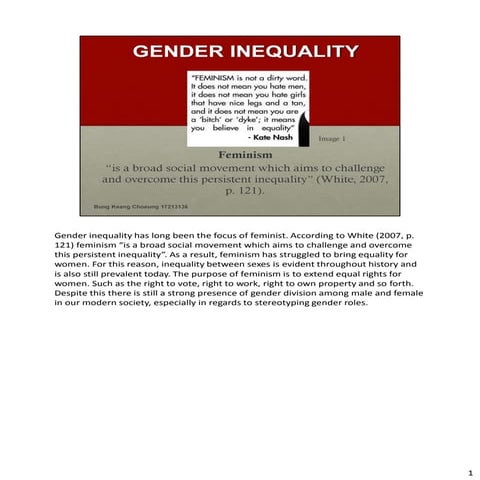 Theories of gender_inequalities | PPT
