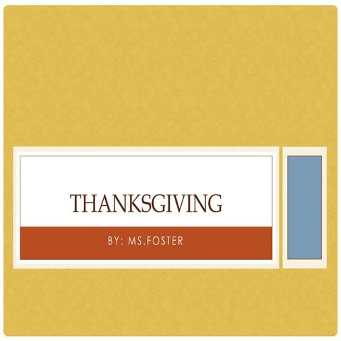 Thanksgiving | PPT