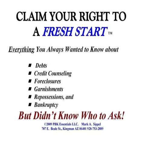 Claim Your Fresh Start | PPT
