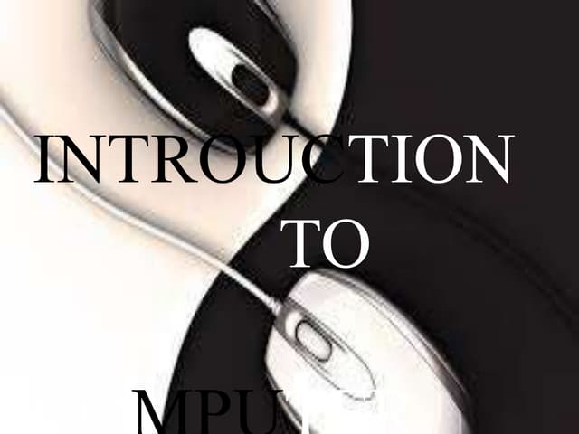 Introduction to computer | PPSX