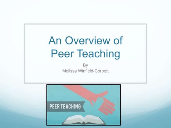 Peer teaching | PPT