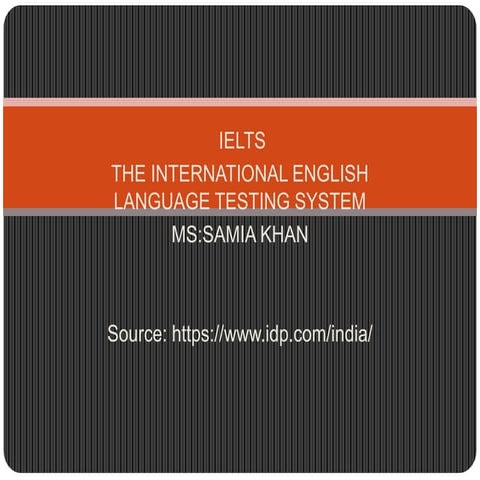 iELTS INFORMATION | PPTX