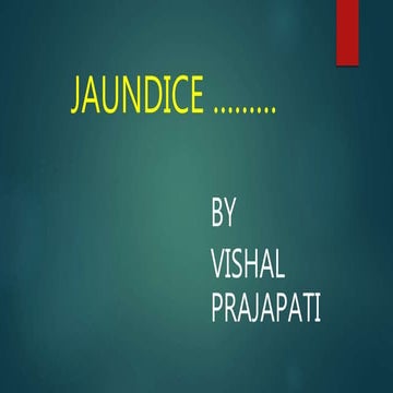 Jaundice | PPTX