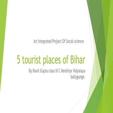 5 tourist places of Bihar | PDF