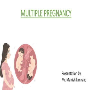 Multiple pregnancy | PPTX