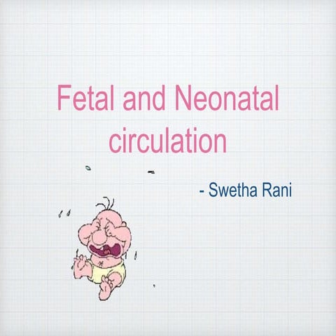 Fetal and Neonatal Circulation - MBBS, Gandhi medical College Hyderabad ...
