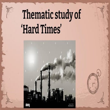 Thematic study of 'Hard Times' | PDF