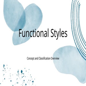 Presentation 4.pptx. It about Functional styles | PPTX