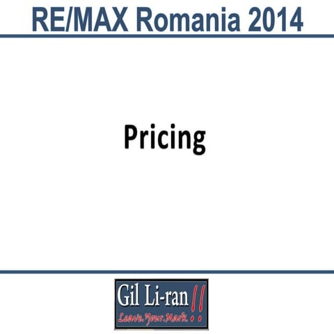 Pricing and T.I.P.P. | PPT