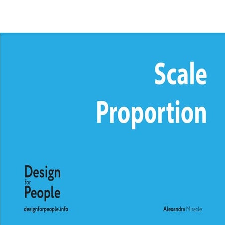 Scale and Proportion | PDF