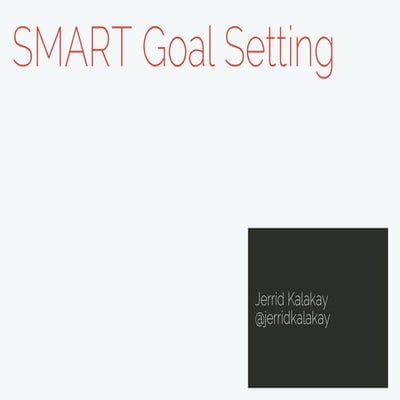 SMART Goal Setting | PDF