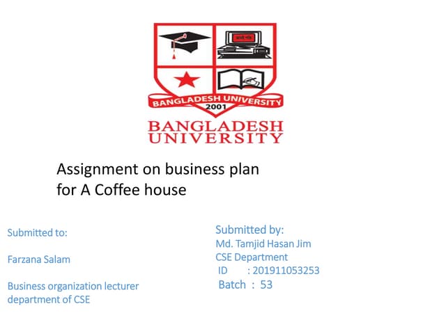 Business Plan (Coffee Shop) presentation | PPTX