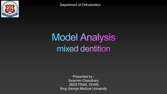 Bolton analysis and mixed dentition analysis | PPTX