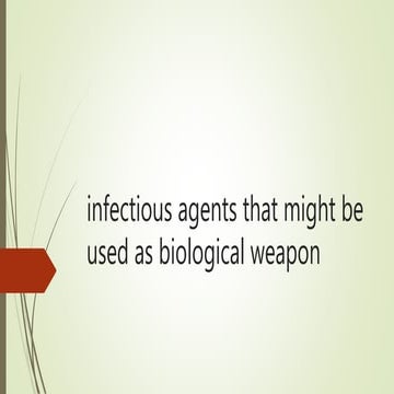 Bioterrorism | PPTX