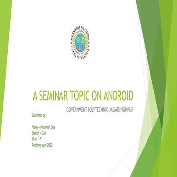 presentation about Android | PPT