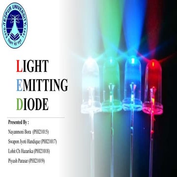 Presentation50 lihgt emitting diode.pptx | Physics | Science