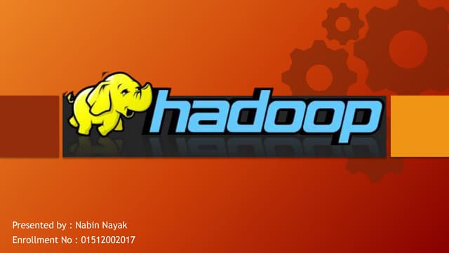 PPT on Hadoop | PPTX | Computing | Technology & Computing