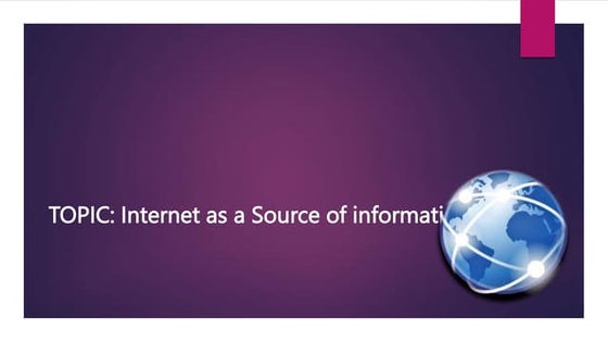 ICT Presentation - Std 10th C | PPT