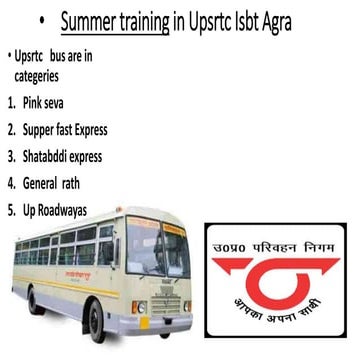 ISBT Agra Bus training Presentation .pptx