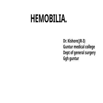 Post operativecomplication of Lap cholecystectomy - Hemobilia.pptx