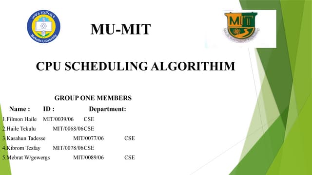 Cpu Scheduling Algorithm Presentation7 Pptx