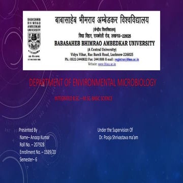 Microbiology presentation by anoop Kumar | PDF