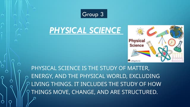 Physical science | PPTX