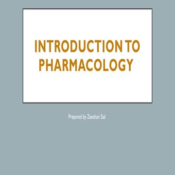 Common term in pharmacology | PPTX