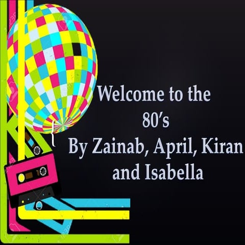 Presentation 80s | PPTX