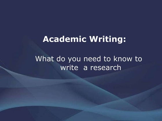 Writing A Research Title | PPT