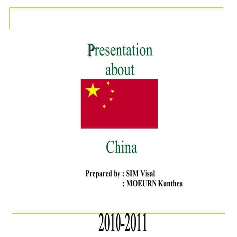 Presentation about china | PPT