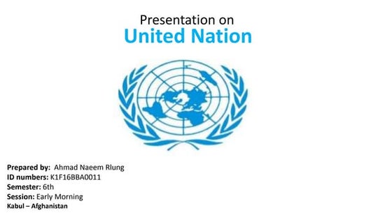 United nations | PPTX
