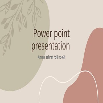 Presentation on ias 19 in financial statements | PPTX