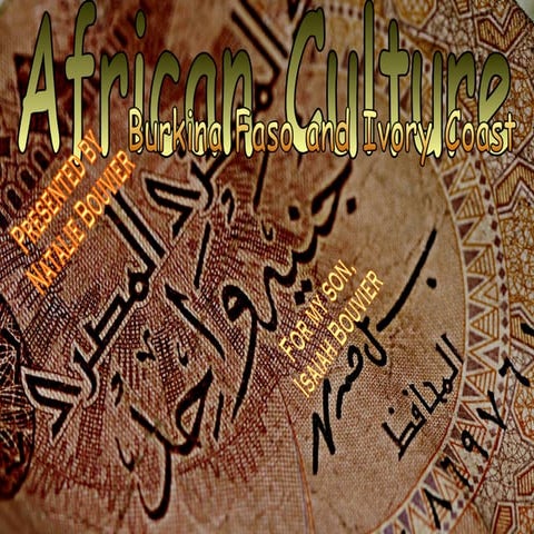 Presentation African Culture | PPT