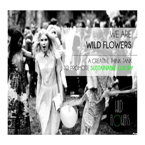 Presentation Creative Agency, Sustainable Luxury Think Tank, Wild ...