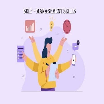 Presentation on self management skills(ppt) | PPTX
