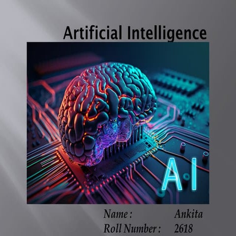 Usage of artificial intelligence in everyday life | PPTX