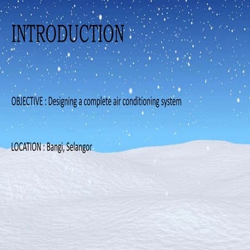 Presentation air-conditioning requirment | PPT