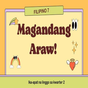 presentation of alamat Filipino grade nine | PPTX