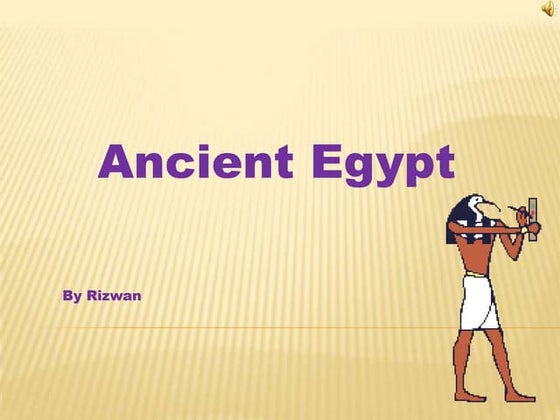 Ancient egypt | PPTX