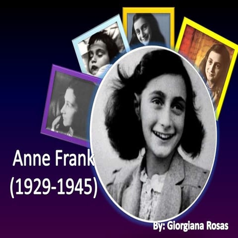Presentation anne frank final corrected | PPTX