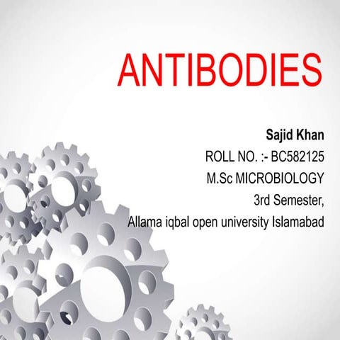 Presentation antibody and structure | PPT