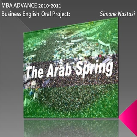 The Arab Spring | PPTX