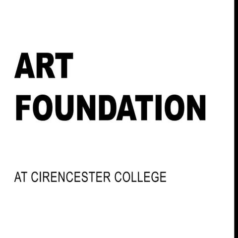 Presentation art foundation | PPTX | Drawing and Sketching | Arts and ...