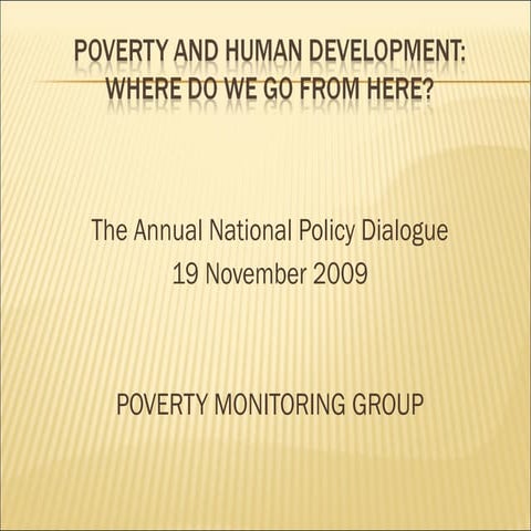 Presentation at the_annual_national_policy_dialogue_19-11-2009 | PPT ...